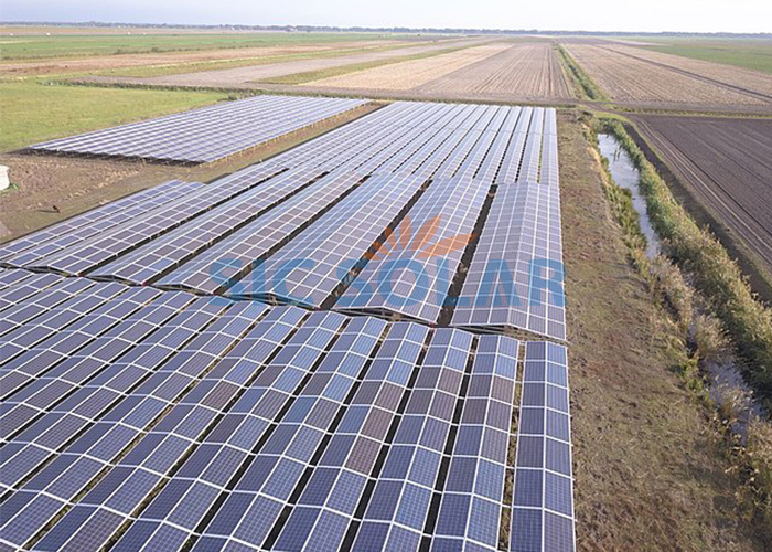 China East-West Solar Grounding Mounting Systems for Farm lands ...