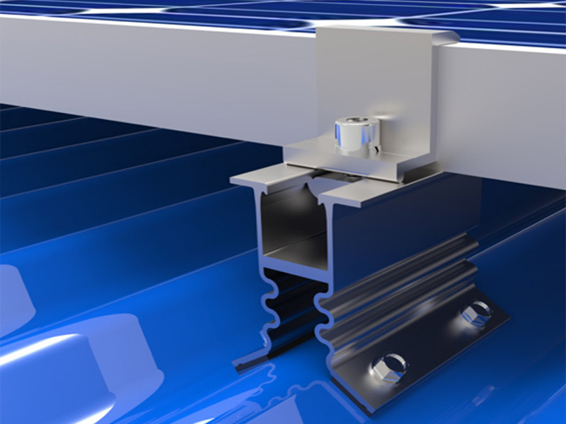China Clamps for PV Module on Metal Roof for Solar System manufacturer ...