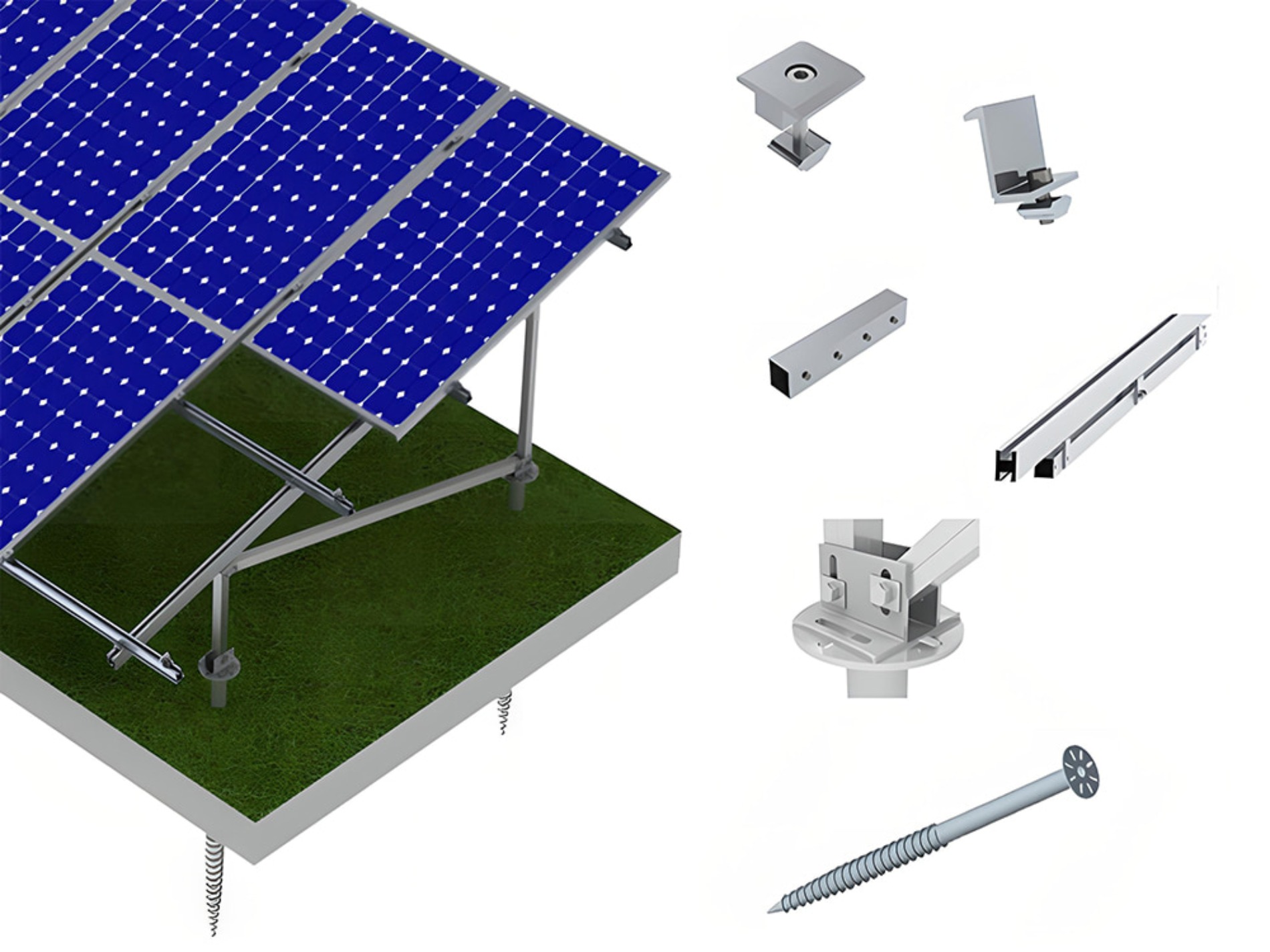China Ground mount solar racking systems N type manufacturer | sic ...
