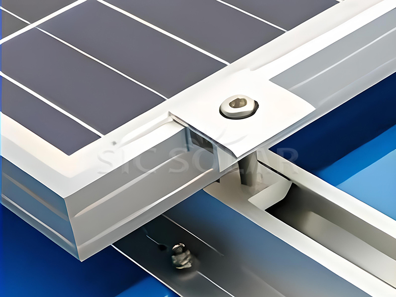 China Solar panel racking system hollow mid clamp manufacturer | sic ...