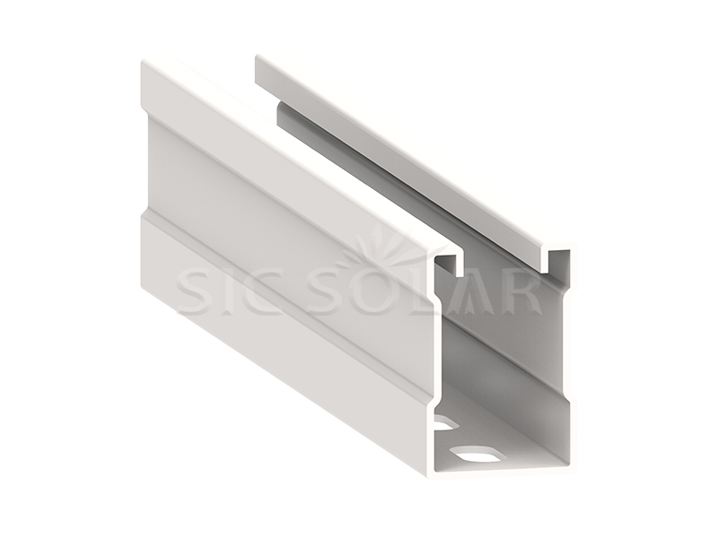 China Solar Curled Galvanized Steel U Channel Rail manufacturer | sic ...