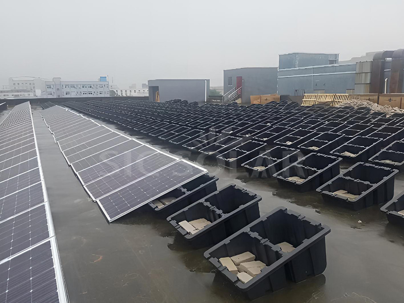 China PP plastic solar ballast roof mount manufacturer | sic-solar.com