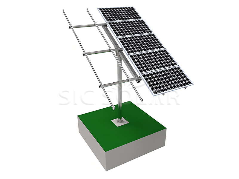 China Solar PV Pole Ground Mounting System manufacturer | sic-solar.com