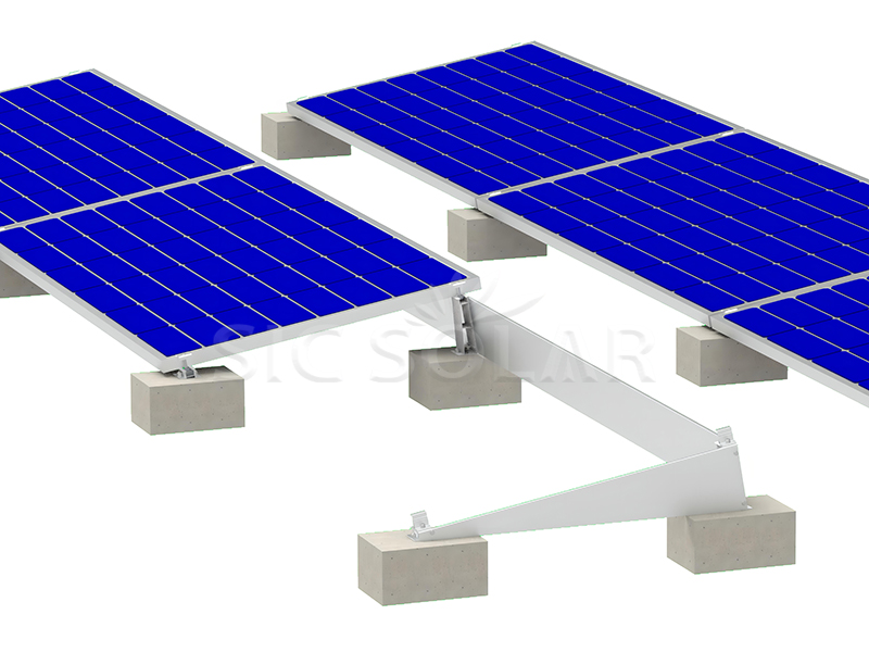 China Flat Roof Solar Mounting Bracket System manufacturer | sic-solar.com